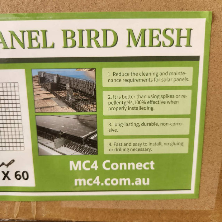 PVC Coated Stainless Steel Solar Panel Bird Mesh Bird Proofing Pigeon ...