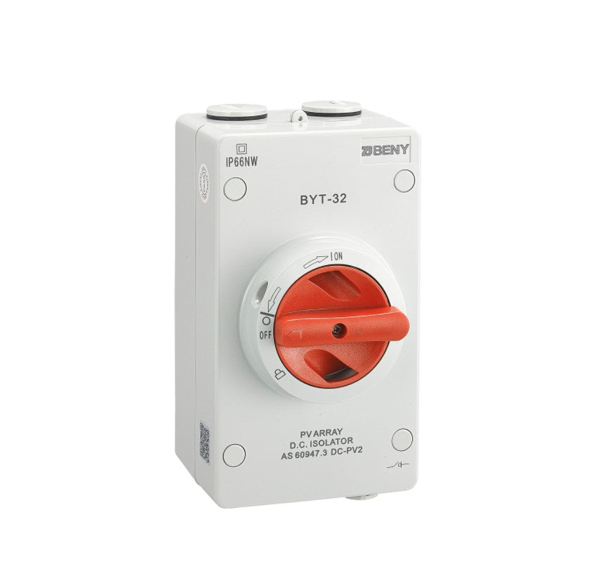 ZJ Beny 1200V 32A 4P DC Enclosed Isolator Switch ZJBeny BYT-32 – Solar ...