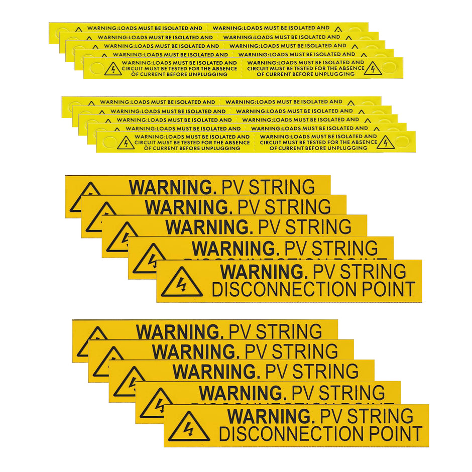 Solar Safety Warning Labels – Solar Products Supply